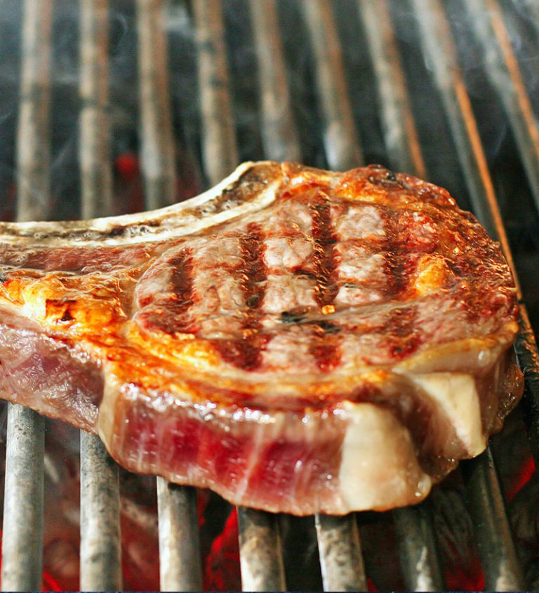 Double Bone-in Pork Chop - Angus Steakhouse and Seafood